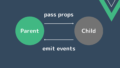 Vue3 の props/emit について初心者にわかりやすく解説